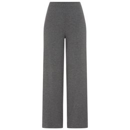 Pyjamahose Copenhagen Studios, Damen, Gr. 32/34, N-Gr, anthrazit, Web, Obermaterial: 92% Modal, 8% Elasthan, unifarben, bequem lang, Hosen Pyjamahose, aus hochwertiger Rippqualit&auml;t