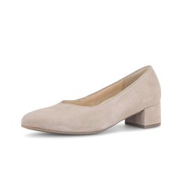 Pumps Gabor "Eleganter Pump", Damen, Gr. 38, beige, Schuhe Pumps