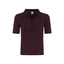 Poloshirt Brax "Style CLEO S", Damen, Gr. 34, dunkellila, 95% Baumwolle, 5% Elasthan, Shirts
