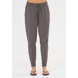 ENDURANCE ATHLECIA Sweathose ATHLECIA "Jacey", Damen, Gr. 34, EURO-Gr&ouml;&szlig;en, grau, grau, 51% Polyester, 44% Modal, 5% Elasthan, unifarben, lang, Hosen Sweathose, aus weichem Modalmix