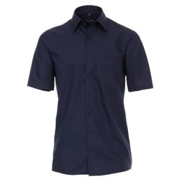 Businesshemd Casamoda "Casamoda Businesshemd uni", Herren, Gr. 38, Normalgr&ouml;&szlig;en, blau (dunkelblau), 100% Baumwolle, unifarben, comfort fit, Hemden