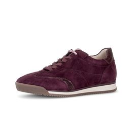 Sneaker Gabor "Sneaker low", Damen, Gr. 35,5, rot, Schuhe Sneaker