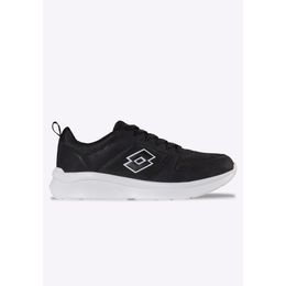 Sneaker Lotto, Herren, Gr. 44, schwarz, wei&szlig;, Mesh, Synthetik, Schuhe Sneaker