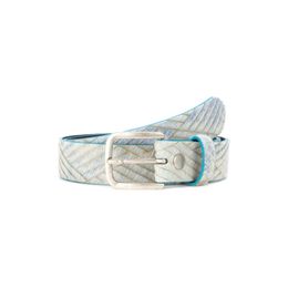 Lederg&uuml;rtel BA98-Cologne "BA98-Cologne G&uuml;rtel", Damen, Gr. 11,5, blau, Obermaterial: 100% Lammleder LEL., G&uuml;rtel Lederg&uuml;rtel, handgefertigt