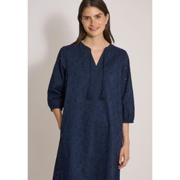 Cecil Damen Sommerkleiduniversal blau, Gr. XXL, gemustert, Web, 100% Baumwolle, Kleider, aus 100% Baumwolle