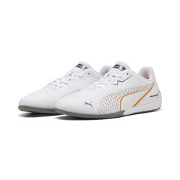 Sneaker Puma "McLAREN RACING Drift Cat 11 Sneakers Erwachsene", Herren, Gr. 39, wei&szlig; bright papaya orange, Obermaterial: Synthetik, Textil. Futter: Textil. Innensohle: Textil. Laufsohle: Gummi, Schuhe Sneaker