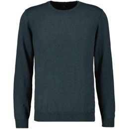 Rundhalspullover Ragman, Herren, Gr. 48, gr&uuml;n (dunkelgr&uuml;n, 357), Strick, 95% Baumwolle 5% Kaschmir, Rundhals, Pullover Rundhalspullover