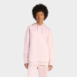 Kapuzensweatshirt adidas originals "ESS OS HOODIE", Damen, Gr. S, rosa (sandy pink), Obermaterial: 80% Baumwolle, 20% Polyester, angesetztes B&uuml;ndchen, Sweatshirts