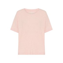 T-Shirt Copenhagen Studios, Damen, Gr. 32/34, rosa, Feinripp, Obermaterial: 92% Modal, 8% Elasthan, unifarben, bequem normal, Rundhals, Shirts T-Shirt, aus hochwertiger Rippqualit&auml;t