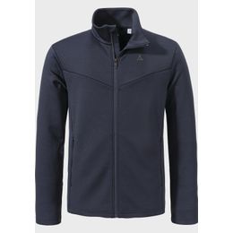 Sch&ouml;ffel Fleecejacke SCH&Ouml;FFEL "Ski Fleece Jk Style Pine MNS", Herren, Gr. 48, blau (8820, blau), Oberstoff: 100% Polyester, regular fit, hoch geschlossener Ausschnitt, Jacken Fleecejacke