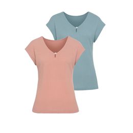 Lascana Kurzarmshirt