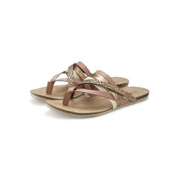 Beach Time BEACHTIME Zehentrenner 'Pantolette, Mule, Sommerschuh, Sandale, offener Schuh,' pink Gr. 42 f&uuml;r Damen