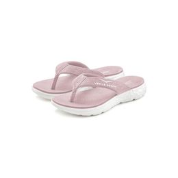 Venice Beach Badezehentrenner 'Sandale, Badeschuh, Sommerschuhe, Badelatsche, Flip Flop, Badeschlappe' pink Gr. 42 f&uuml;r Damen. Mit Logoschriftzug