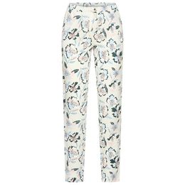 s.Oliver Pyjamahose mehrfarbig Gr. 36/38 f&uuml;r Damen. Mit Allover-Druck. K&ouml;rpernah. Nachhaltig.