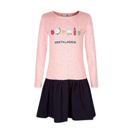Sommerkleid happy girls "M&auml;dchenkleid", M&auml;dchen, Gr. 128, EURO-Gr&ouml;&szlig;en, candy pink, Stoff, 100% Baumwolle, normal, Kleider Sommerkleid
