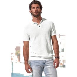 John Devin Herren Poloshirt offwhite Gr&ouml;&szlig;e S