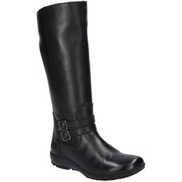 Stiefel Josef Seibel "Charlotte 10, schwarz", Damen, Gr. 37, schwarz, Obermaterial: 100% Rindsleder Leather cow., Schuhe Stiefel