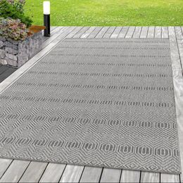 Teppich Ayyildiz Teppiche "ARUBA", grau, B:120cm H:6mm L:170cm, Polypropylen, Teppiche, Teppich, L&auml;ufer, Pflegeleicht, Modern, In- und Outdoor geeignet