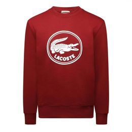 Lacoste - Sweatshirt f&uuml;r Herren, Rundhalsausschnitt (Rot)