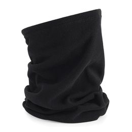 Beechfield Damen Thermo Microfleece Schlauchschal (Schwarz)
