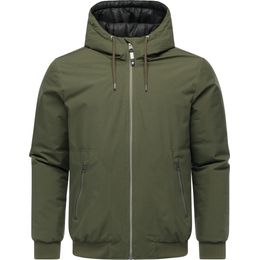 Winterjacke Ragwear "Stuartt YOUMODO", Herren, Gr. XXXL (58), olivgr&uuml;n, Obermaterial: 100% Polyester. Innenfutter: 100% Polyester. Wattierung: 100% Polyester, gerade h&uuml;ftbedeckend, hoch geschlossener Ausschnitt, &Auml;rmel ohne &Auml;rmelschlitz Rippstrickb&uuml;ndchen, Jacken Winterjacke, Wasserdichte Outdoorjacke mit verstellbarer Kapuze