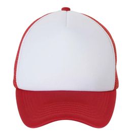 SOLS - "Bubble" Baseball-M&uuml;tze (Wei&szlig;/Rot)