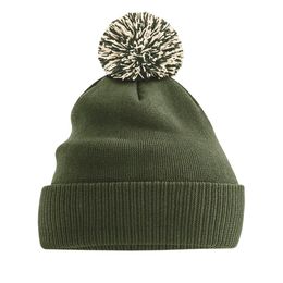 Beechfield - "Snowstar" M&uuml;tze (Olivgr&uuml;n)