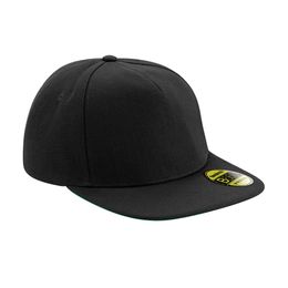 Beechfield - "Original" Snapback M&uuml;tze Flacher Schirm f&uuml;r Herren/Damen Unisex (Schwarz)