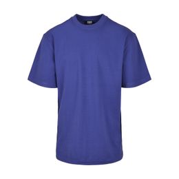 T-Shirt Urban Classics "Urban Classics Herren Tall Tee", Jungen, Gr. 6XL, blau (blaulila), 100% Baumwolle, unifarben, oversize, Rundhals, Shirts T-Shirt