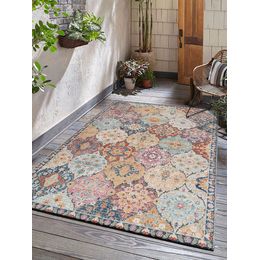 Teppich the carpet "Palma", bunt (mehrfarbig), B:80cm H:4mm L:150cm, Polypropylen, Teppiche, Teppich, Outdoor moderner robuster In und Outdoor Teppich