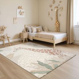 Teppich the carpet "Everest Kids", beige (creme), B:80cm H:14mm L:150cm, Polypropylen, Teppiche, Teppich, Kids Kinderzimmer Teppich hohe Flordichte