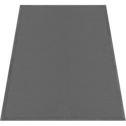 Teppich Paco Home "Tatami 475", grau, B:200cm H:24mm L:280cm, Polyester, Teppiche, Teppich, Kurzflor, Uni-Farben, mit Memory Foam, waschbar