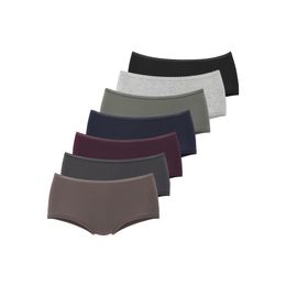 Panty Vivance, Damen, Gr. 48/50, bunt (autumn mix), Single Jersey, Obermaterial: 95% Baumwolle, 5% Elasthan. Spitze: 80% Polyamid, 20% Elasthan, unifarben, k&ouml;rpernah, Unterhosen Panty, aus weicher Baumwollqualit&auml;t mit feiner Spitzeneinfassung