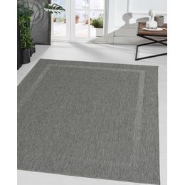 Teppich the carpet "Mistra", grau (anthrazit), B:240cm H:1mm L:340cm, Polypropylen, Teppiche, Teppich