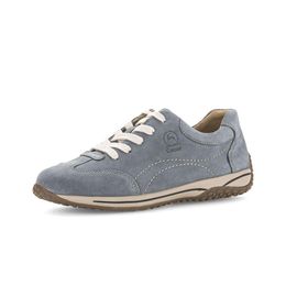 Sneaker Gabor "Sneaker low", Damen, Gr. 36, grau (blau), Schuhe Sneaker