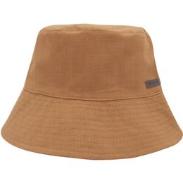 Fischerhut Chillouts "Tanta Hat", Damen, Gr. M, rot (ginger), Canvas, Materialmix, unifarben, H&uuml;te, leicht, atmungsaktiv, Gr&ouml;&szlig;enverstellbar