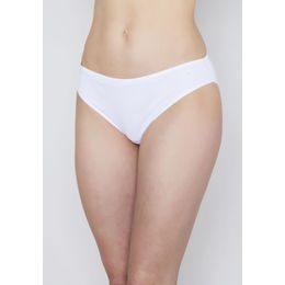 JOOP! Slip JOOP "Slip", Damen, Gr. 38, wei&szlig;, Single Jersey, Obermaterial: 95% Baumwolle, 5% Elasthan, unifarben, Unterhosen Slip, Angenehmes Tragegef&uuml;hl