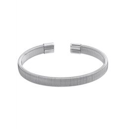 Armreif Lady, silber (silberfarben, silberfarben), Armb&auml;nder, Damen, Edelstahl, Armreif