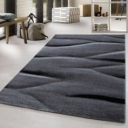 Teppich Ayyildiz Teppiche "Lucca 1840" Gr. 2, grau (anthrazit), B:80cm H:11mm L:150cm, Kunstfaser, Teppiche, Teppich, Wohnzimmer
