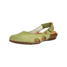 Ballerina El Naturalista "El Naturalista Ballerinas Leder", Damen, Gr. 39, hellgr&uuml;n, Leder, Schuhe Ballerina