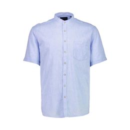JACK'S INN 54 Leinenhemd JACK&rsquo;S "Leinenhemd (Kurzarm) Regular Fit", Herren, Gr. 3XL, Normalgr&ouml;&szlig;en, sky blau, Obermaterial: 55% Leinen, 45% Baumwolle, Hemden