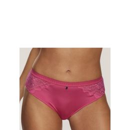 Slip s.Oliver "Romane", Damen, Gr. 32/34, orange (koralle), Spitze, Obermaterial: 86% Polyamid, 14% Elasthan, Unterhosen Slip, mit graphischer Spitze in transparenter Optik