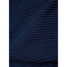Strickpullover Rabe "Pullover", Damen, Gr. 44, dunkelblau, 52%Polyester, 42%Baumwolle, 6%Sonstige Fasern, unifarben, gerade, gerader Abschluss, Pullover Strickpullover