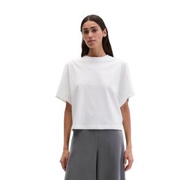 Marc O'Polo T-Shirt MARC O'POLO "aus regenerativer Bio-Baumwolle", Damen, Gr. L, wei&szlig;, Obermaterial: 100% Baumwolle, unifarben, loose fit, Shirts T-Shirt