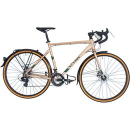 Gravelbike WYNN "GRL5.1" Gr. 57, gold, gold, Fahrr&auml;der, 57cm, 28 Zoll (71,12cm) hinten: 28 Zoll (71,12cm)