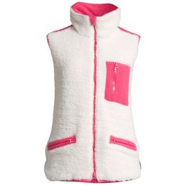 Pl&uuml;schweste SALZHAUT "Weste &Ouml;SCHEN", Damen, Gr. S, wei&szlig; (sanftes wei&szlig;), Obermaterial: 100% Polyester PES., Westen