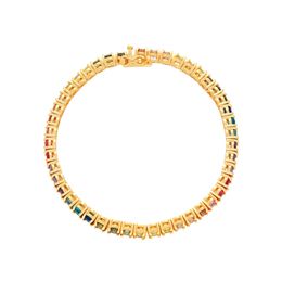 Armband Lady, silber (silber vergoldet 925, silber vergoldet 925), Armb&auml;nder, Damen, Silber 925 (Sterlingsilber), Armband