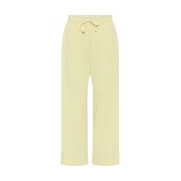 Pyjama CCDK COPENHAGEN "CCDK Copenhagen sleep pants Nicola", Damen, Gr. M, hay, Obermaterial: 100% Baumwolle, Homewear-Sets Pyjama