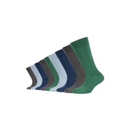 Socken s.Oliver "9er Pack", M&auml;dchen, Gr. 27-30, gr&uuml;n (frosty gr&uuml;n), 80% Baumwolle, 17% Polyamid, 3% Elasthan, uni, Socken Socken