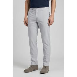 Chinohose OLYMP "Jogg Jersey Toronto", Herren, Gr. 34, L&auml;nge 32, hellgrau, Jersey, Obermaterial: 50% Viskose, 45% Polyester, 5% Elasthan, unifarben, slim fit lang, Hosen Chinohose, slim fit, flexibler Bund